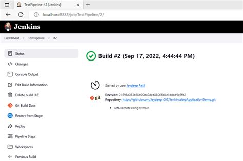Cicd Pipeline Using Jenkins And Github For Net Core Web Application