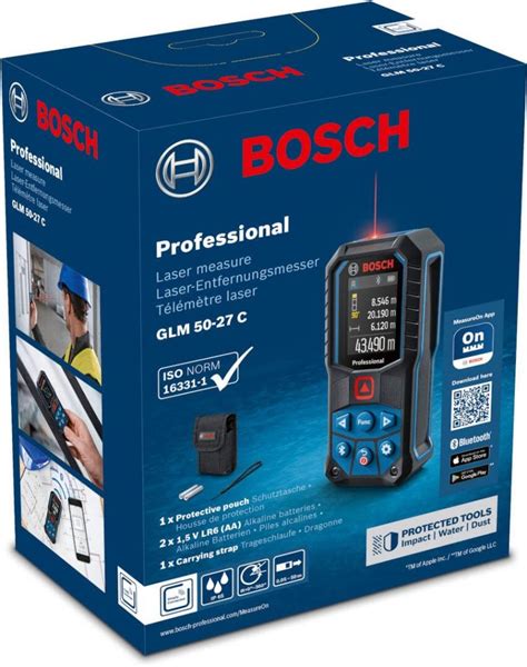 Bosch GLM 50-27C Laserski daljinomer Merni instrumenti - Geo Masleša