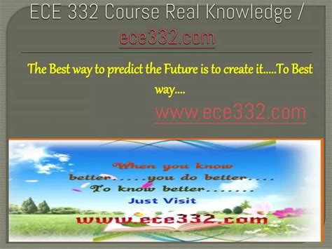 Ppt Ece Course Real Knowledge Ece Dotcom Powerpoint