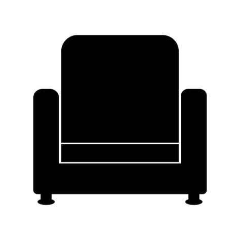 소파 아이콘 프리미엄 벡터