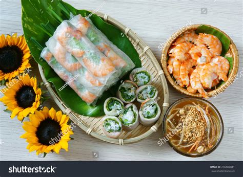 Vietnamese Food Goi Cuon Street Food Foto Stock 236802841 Shutterstock