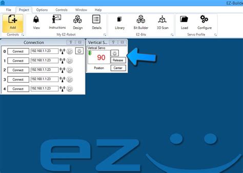 Servo Controls Using Arc Support Synthiam