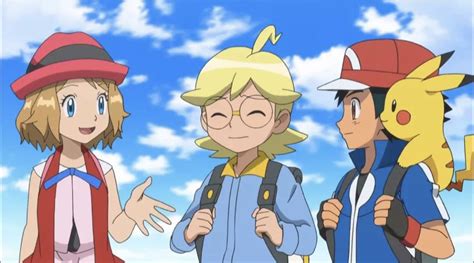 Serena Clemont And Ash Pokemon Xy In Pokemon Zelda Characters Ash Pokemon