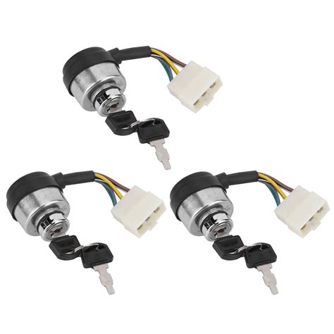 3set 6 Wire Ignition Switch With Key For 188fgx390190fgx420 Gasoline
