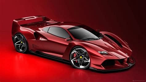 Design Concept Ferrari F4t Frischer Look Für Die Ikone F40 Auto
