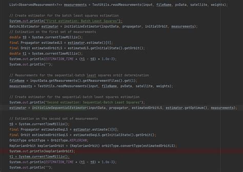 Orbit Determination Using Pvt Input By Sequentialbatchleastsquares