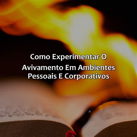 O Que Significa Avivamento Na Bíblia Bíblia Da Bíblia