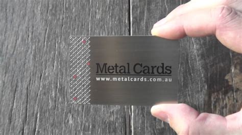 Stainless Steel Business Card Newcore Global Pvt Ltd