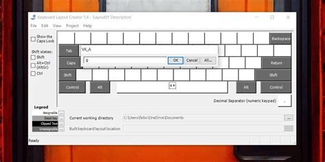 how to install a custom keyboard layout on windows 10 numeric keypad