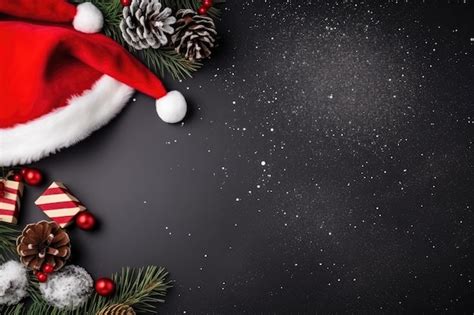 Premium Photo Empty Christmas Themed Background