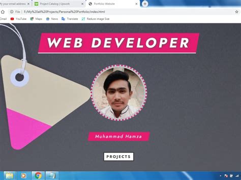 A Responsive Frontend Developer Upwork
