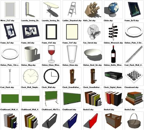 Sketchup Interior Objects D Models Download Supermarket Design Pub Design Hospital Design