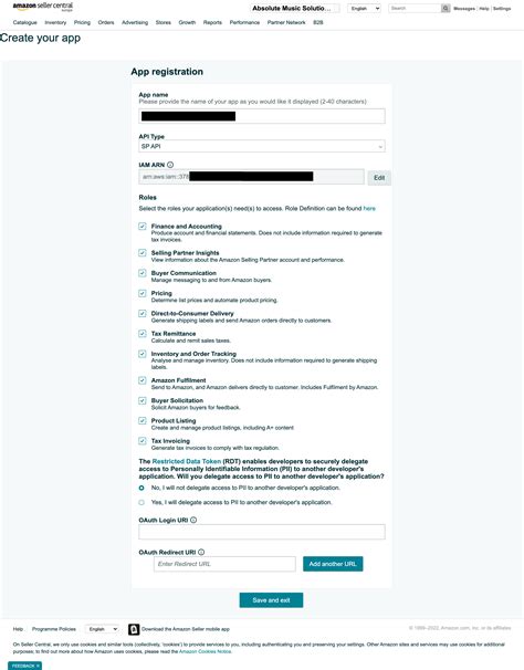 Initial Authorisation Python Amazon Sp Api Documentation