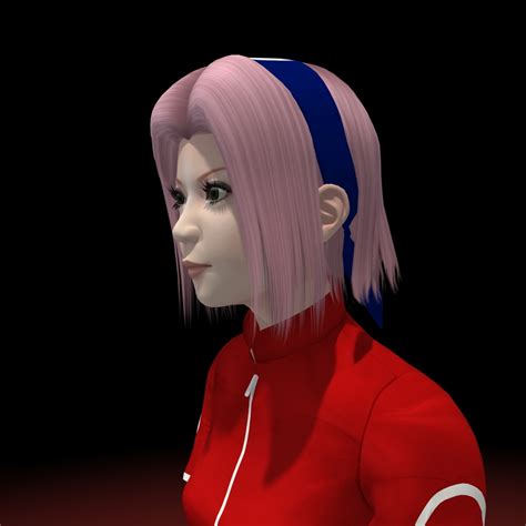 Naruto Sakura Haruno 3d Model 01 By Ushankacat 3docean