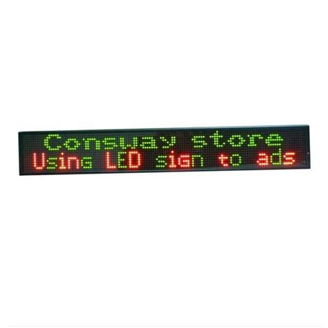 Indoor Led Message Display Rgy Color 2 Lines Csw F16128a Consway