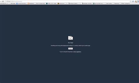 javascript chrome fatal crash stack overflow