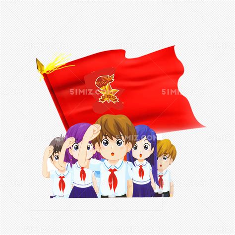 少先队员简笔画敬礼 少先队员敬礼简笔画 少先队员简笔画 文秘苑图库