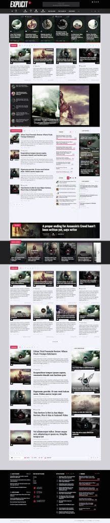 Explicit Magazine WordPress Theme Themes Directory