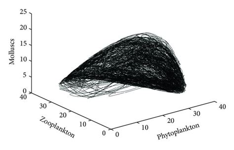 Chaotic Attractor Obtained For Model System 16a16c As A Result Of