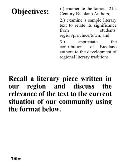 21st Century Bicolano Authors Pdf