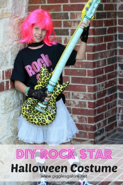 Diy Rock Star Halloween Costume Giggles Galore