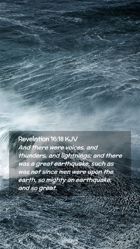 Revelation 1618 Kjv Mobile Phone Wallpaper And There Were Voices