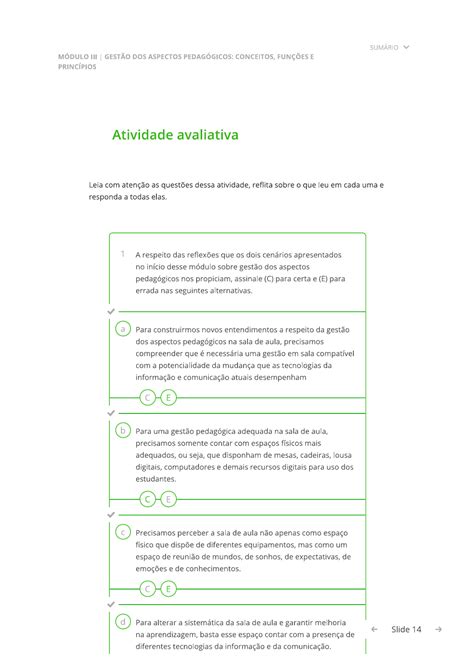 MÓDULO III GESTÃO DOS ASPECTOS PEDAGÓGICOS CONCEITOS FUNÇÕES E Gestão