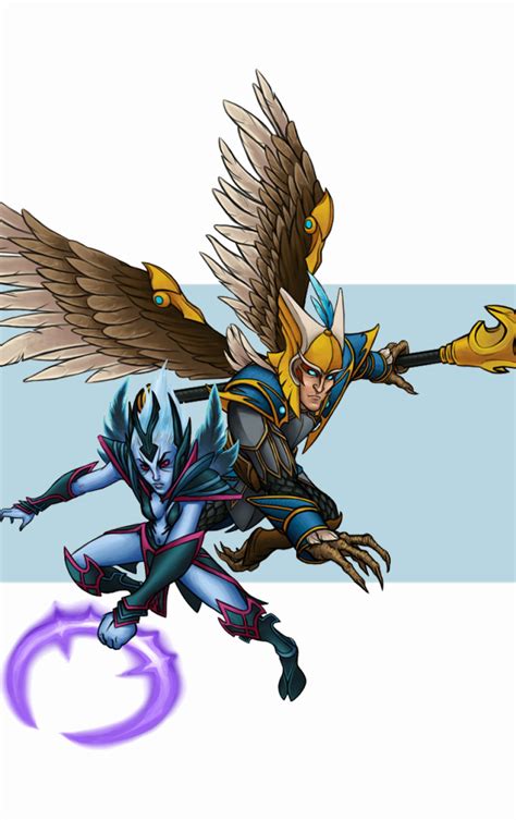 840x1336 Skywrath Mage Vengeful Spirit Dota 2 840x1336 Resolution