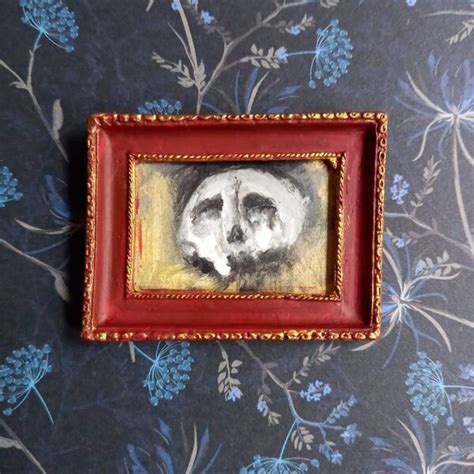 Skull Painting Etsy