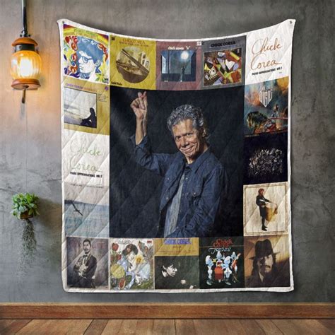 Chick Corea Albums Quilt Blanket Teeruto