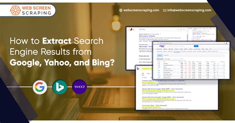 How To Extract Search Engine Result From Google Yahoo Bing Web