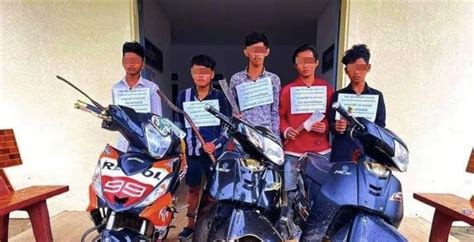 ឃាត់ខ្លួនក្មេងទំនើង៥នាក់ករណីបំផ្លាញទ្រព្យសម្បត្តិអ្នកដទៃ