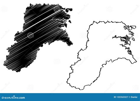 Tarakan Island Republic Of Indonesia South East Asia Map Vector