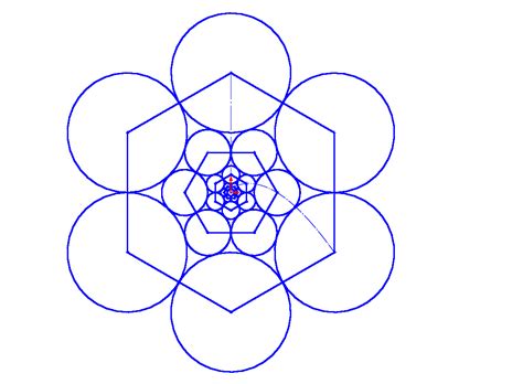 Geometry Ratio Of Radii In Rings Of Tangential Circles Mathematics Stack Exchange