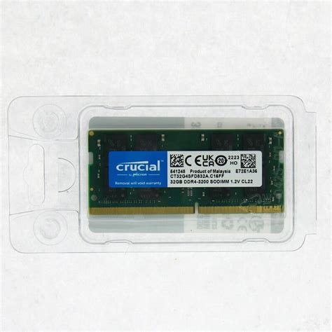 Crucial 32gb Ddr4 3200 Mhz Sodimm Laptop Memory • Devices Technology Store