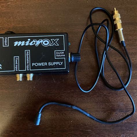 Microvox Swan Neck Instrument Microphone Power Supply Reverb