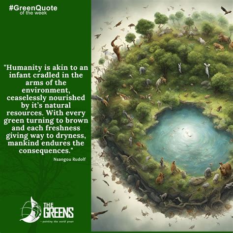 The Greens On Linkedin Greenquote Quote Environmentaleducation