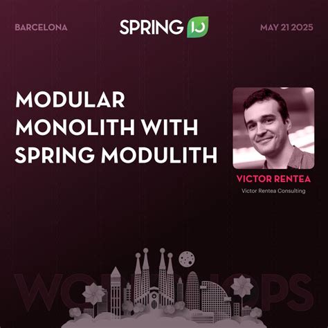 📢 pre conference workshop 2️⃣ modular monolith with spring modulith