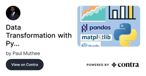 Data Transformation With Python By Paul Muthee