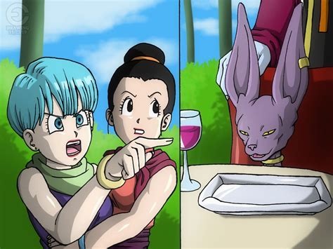 Drawing Bulma Yelling At Beerus Db Meme 12 Process Video Youtube U54ppwm9i