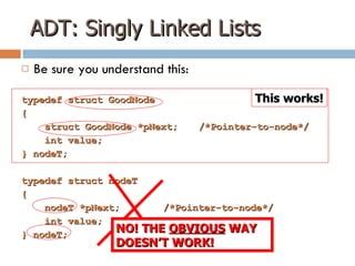 Sorting Linked Lists PPT