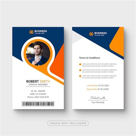 현대적이고 깨끗한 명함 템플릿 프리미엄 Psd 파일