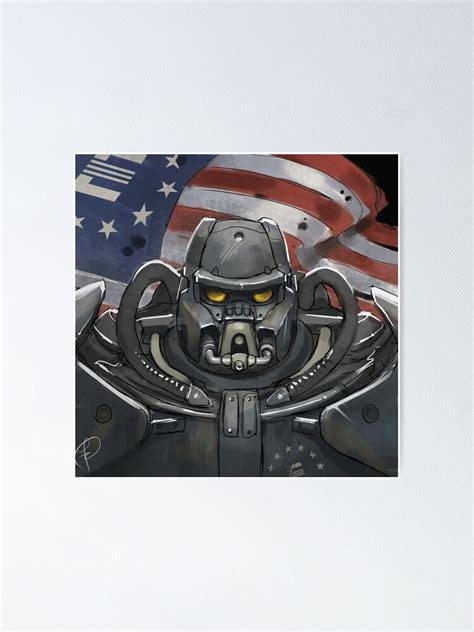 Fallout Enclave Power Armour Poster For Sale By Vintage Travler