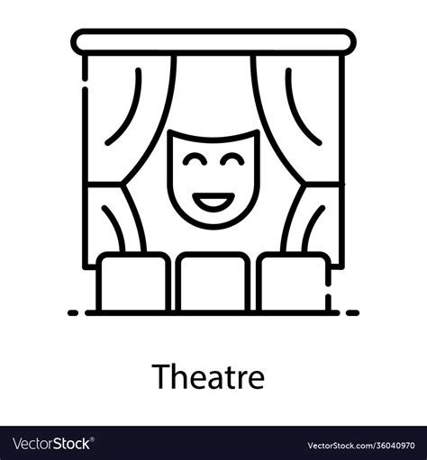Theater Royalty Free Vector Image VectorStock