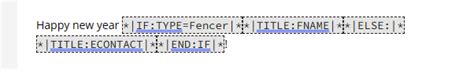 Conditional Merge Tags Creating Line Breaks In Email Paragraph Text R