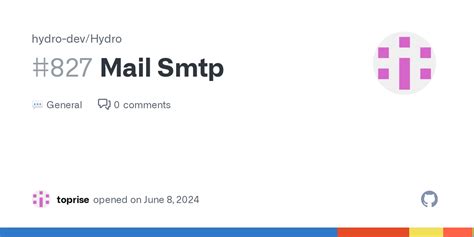 Mail Smtp Hydro Dev Hydro Discussion Github