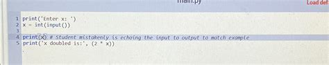solved 1 ﻿print enter x ﻿ x ∫﻿﻿ input print x ﻿