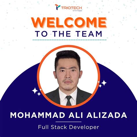 Mohammad Ali Alizada On Linkedin Im Happy To Share That Im Starting A New Position As Full Stack