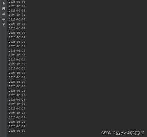 JAVA获取月份的所有日期 CSDN博客