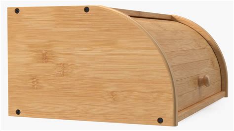 Bread Box Wood 3d Model 19 3ds Blend C4d Fbx Max Ma Lxo Obj Free3d